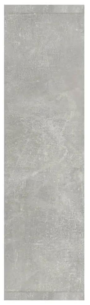 Petromila Zrcadlová skříňka s LED betonově šedá 76 x 15 x 55 cm