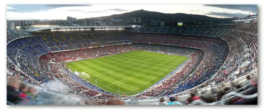 Wallmuralia Foto obraz akrylové sklo Barcelona stadion 125x50 cm