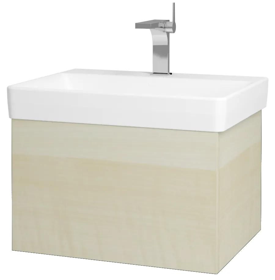Dřevojas Koupelnová skříň VARIANTE SZZ 60 Varianta: N01 Bílá lesk / D15 Nebraska