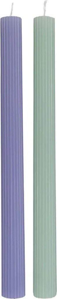 Svíčky do svícnu z kolekce FLEUR ACCESSOIRES BLEU 160 g, 2 ks