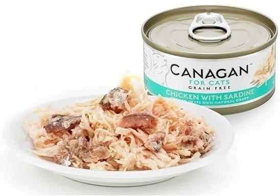 Canagan konzerva kuře se sardinkami 75g  56797
