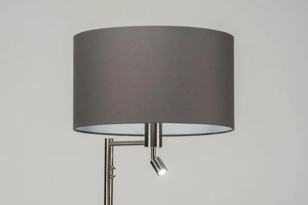 Stojací designová šedá lampa La Scale Grey