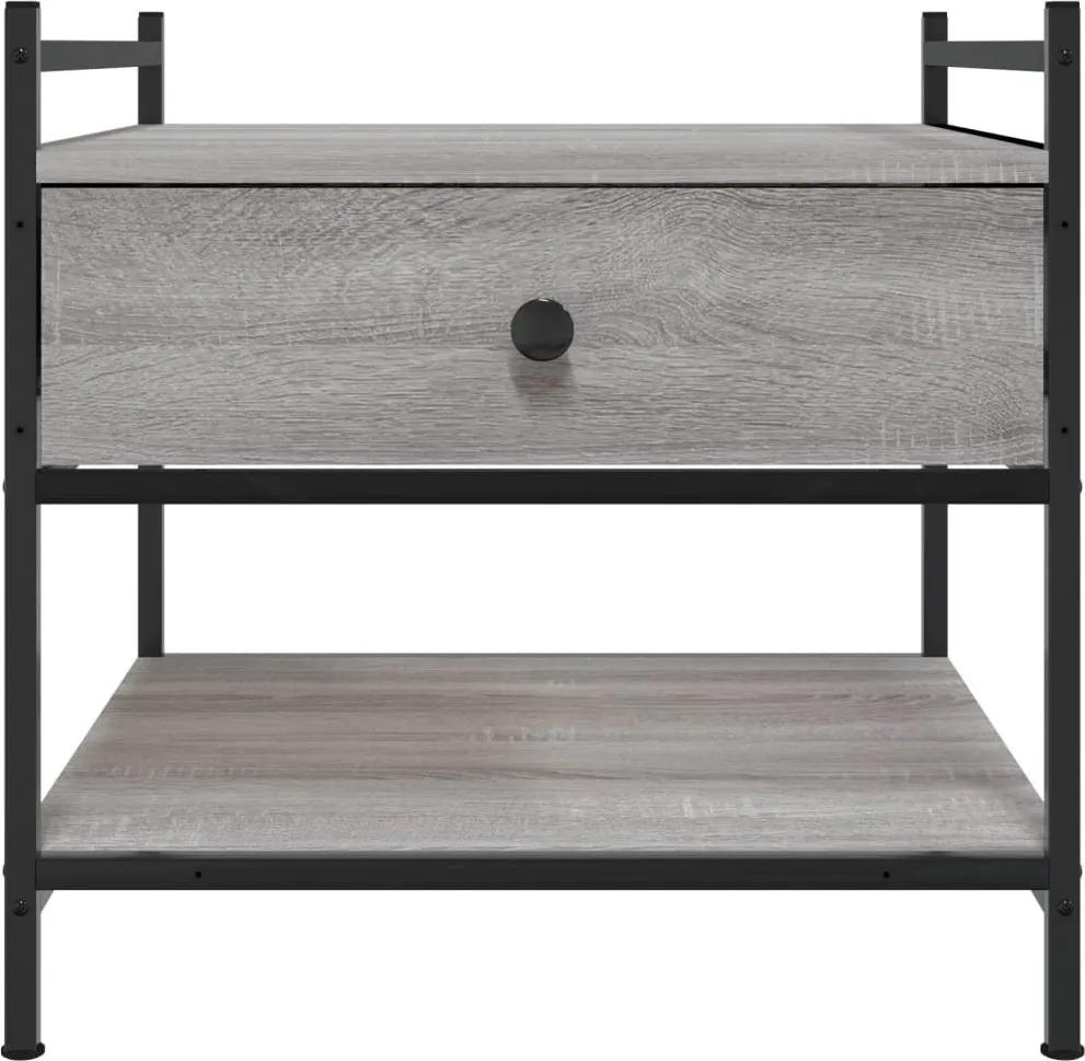 vidaXL Konferenční stolek 50 x 50 x 50 cm kompozitní dřevo [833968] Barva: šedá sonoma