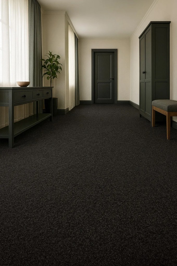 Rinos bv, Čistící zóna Robust 130 černá, šíře 200 cm, šíře 1,35m,2m, šedá, pvc, chodba / předsíň