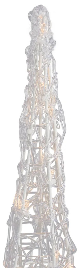 Vánoční stromek průhledný 60 cm vč. LED IP44 - Coni