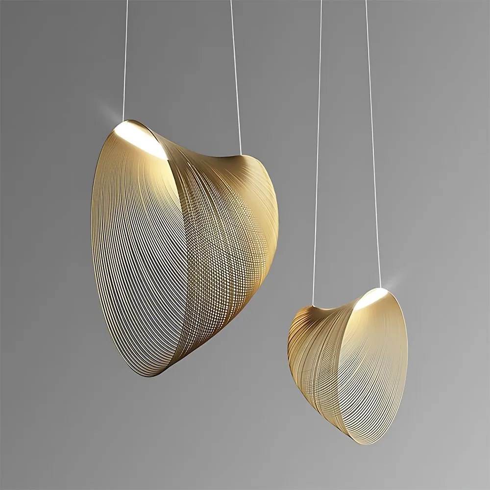 Toolight Závěsné dřevěné LED osvětlení D89 LHJ055-1CP