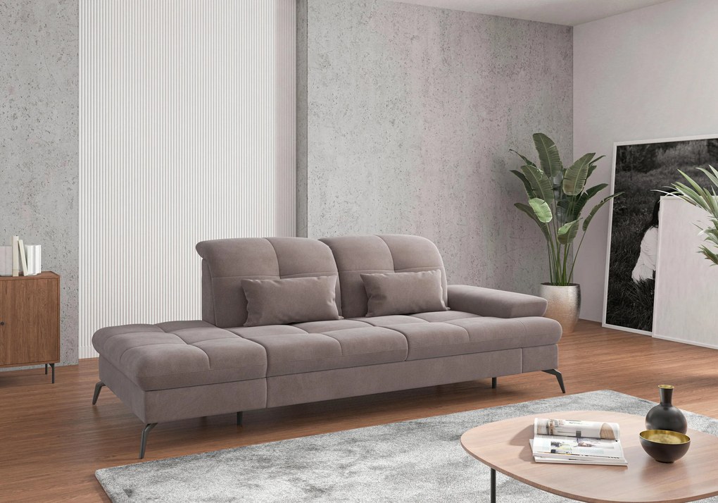 XXXLutz LENOŠKA, textil, šedohnědá Sit & More - Online Only sedačky - 000144011580