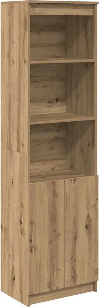 Komoda dub artisan 50x35x180 cm kompozitní dřevo 3328470
