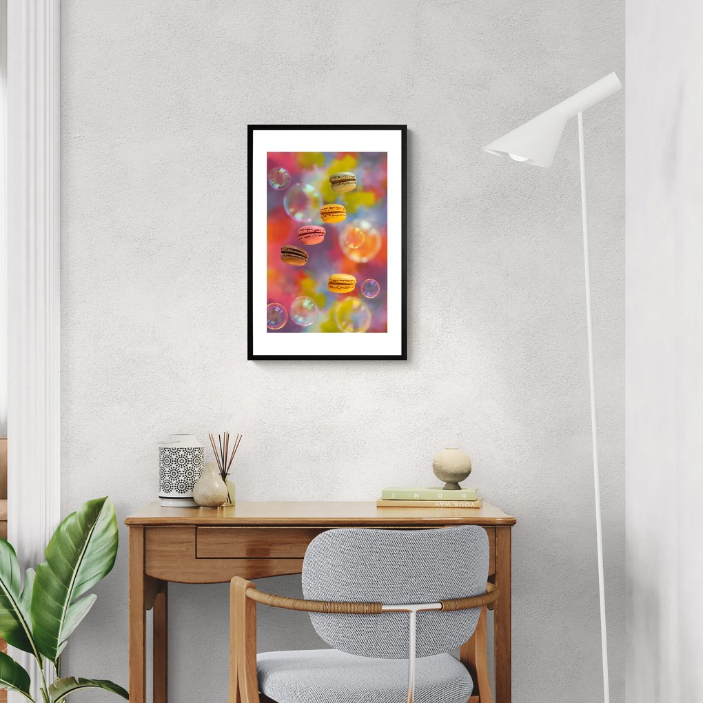 Monika Drapáková | Tanec chutí Rám: Černý, Velikost: 70 x 50 cm