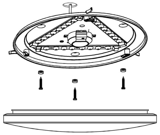 Eglo 97884 - LED Koupelnové stropní svítidlo FRANIA LED/17,3W/230V IP44
