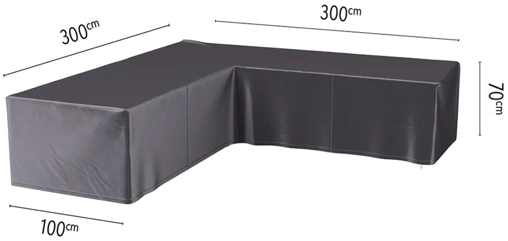 Platinum designové zahradní ochranné plachty na nábytek AeroCovers (300 x 300 x 100 cm)