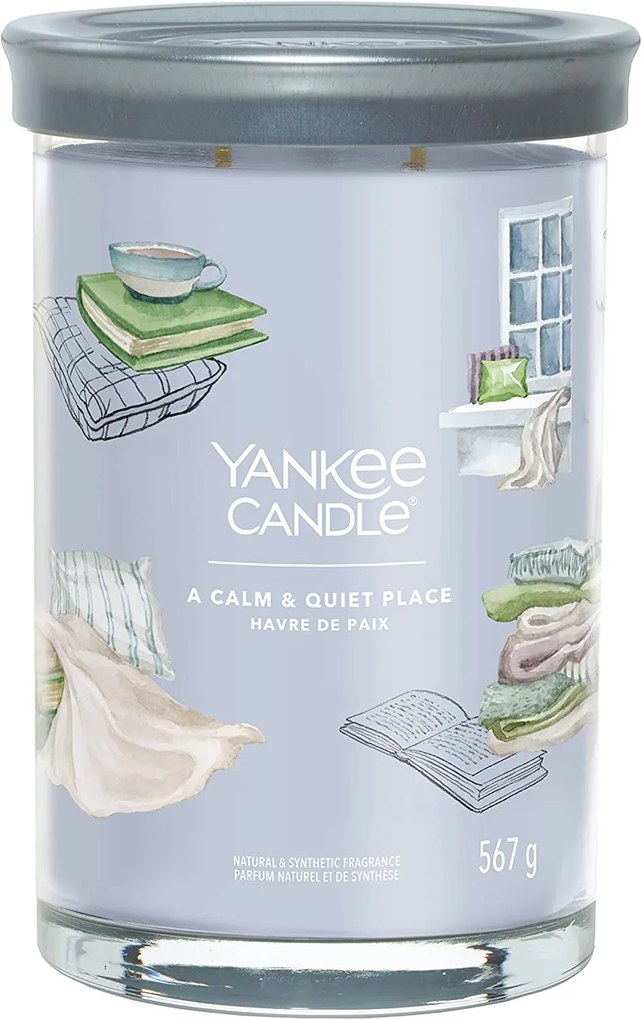 Yankee Candle vonná svíčka Tumbler ve skle velká Calm & Quiet place 567g
