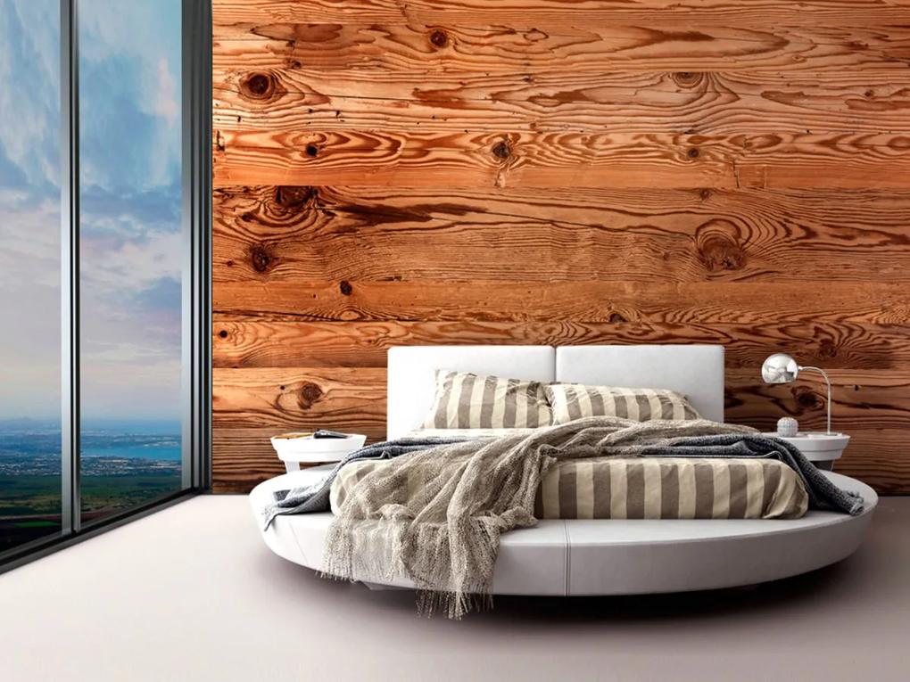 Rustikální tapeta dřevo + lepidlo ZDARMA Velikost (šířka x výška): 150x105 cm