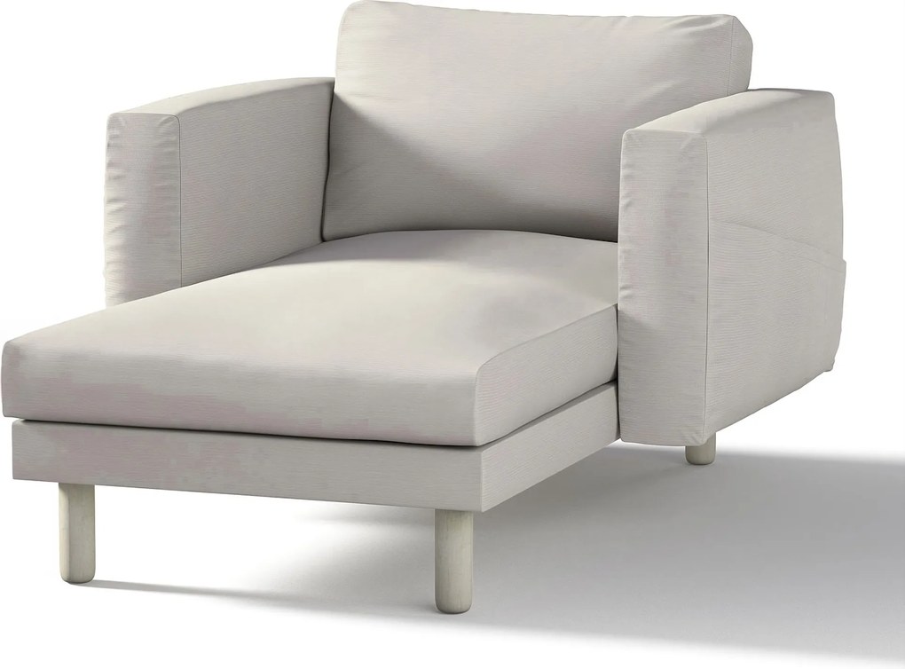 Potah na IKEA Norsborg šezlong s loketními opěrkami barva šedá