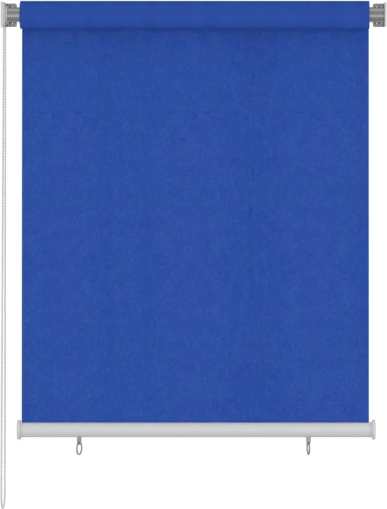 Venkovní roleta 125 (Š) x 140 (V) cm modrá HDPE 312838