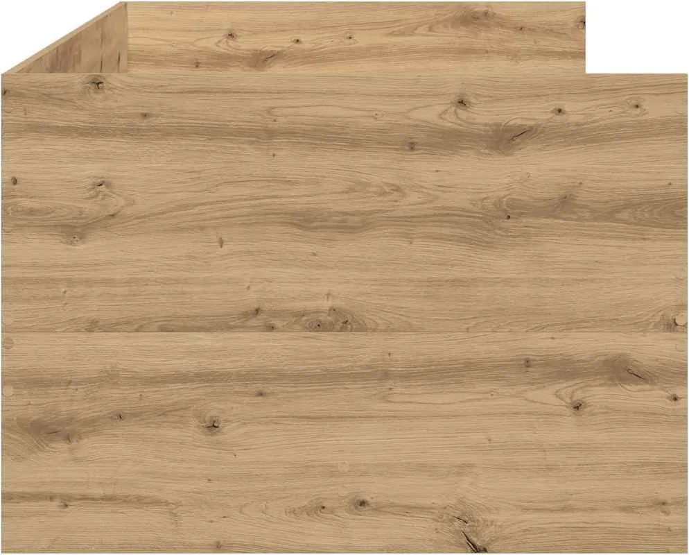 Daybed se zásuvkou Artisanový dub 90 x 190 cm Kompozitní dřevo 3333997