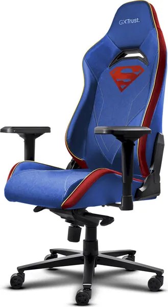Trust GXT721SM RUYA PRO herní židle Superman edice Modrá/červená