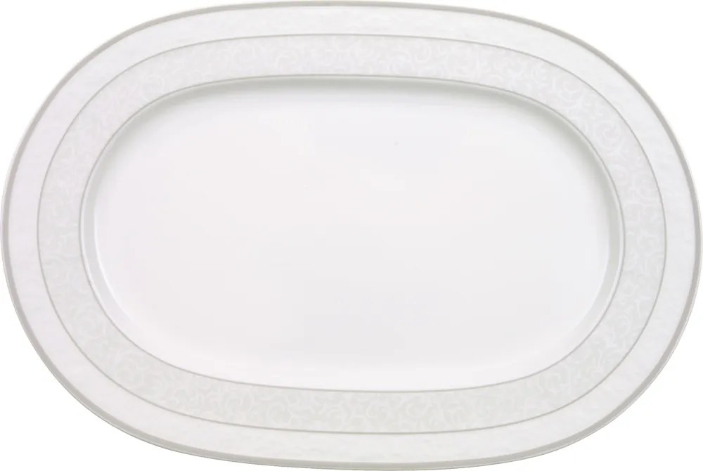 Villeroy&Boch Villeroy & Boch Gray Pearl oválný servírovací talíř 35 cm