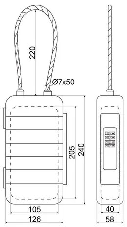 Richter Vodotěsná bezpečnostní schránka KB.G13