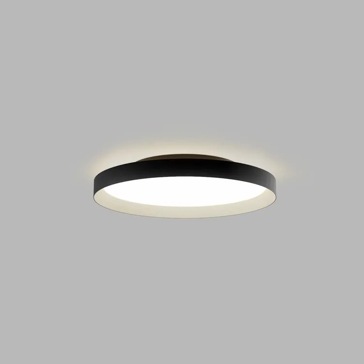 LED2 12748537 Moon, stropní svítidlo, 36W LED 3000/4000K, černá-champagne, Ø40cm