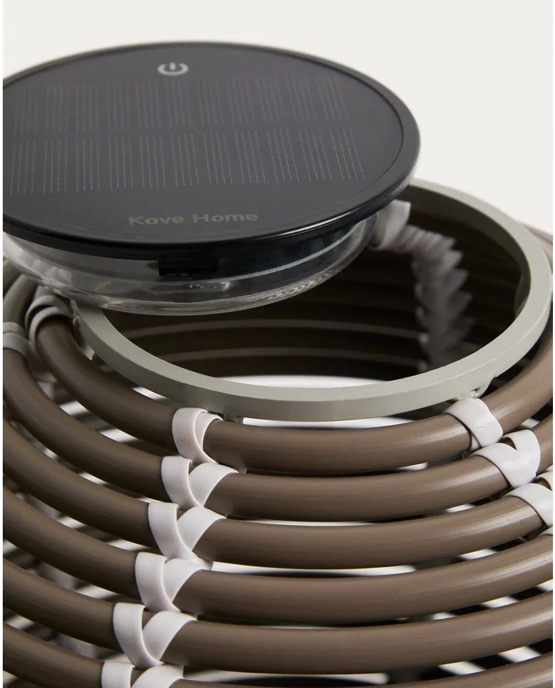 LED stolní /přenosné solární/na USB venkovní svítidlo ø 25 cm Garoina – Kave Home