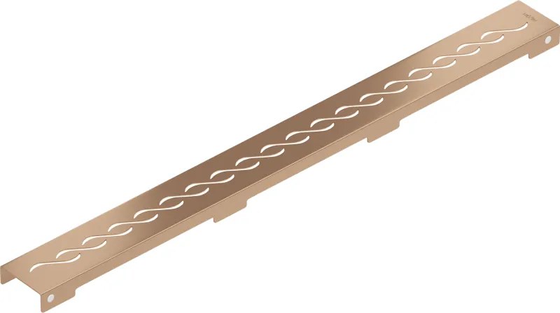 Mexen Flat, lineární podlahový žlab 60 cm, měděná matná, 1C23060