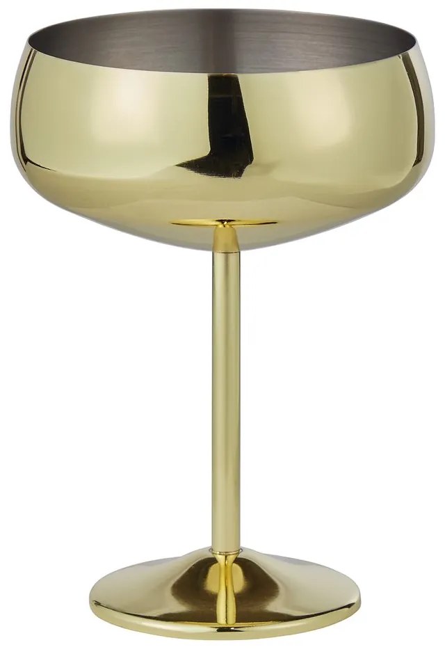 MANHATTAN LOUNGE Pohár na šampaňské 400 ml - zlatá