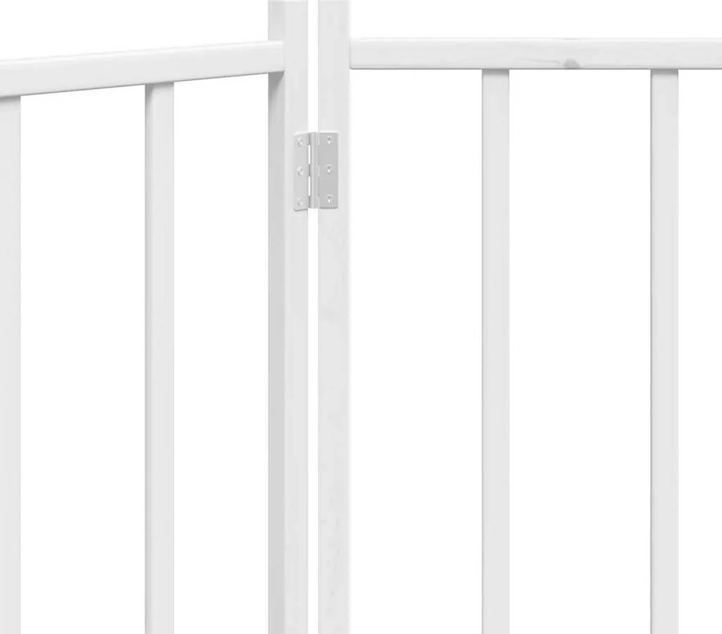 vidaXL Zábrana pro psy skládací 3 panely 150 cm masivní jedle [352276] Barva: Přírodní