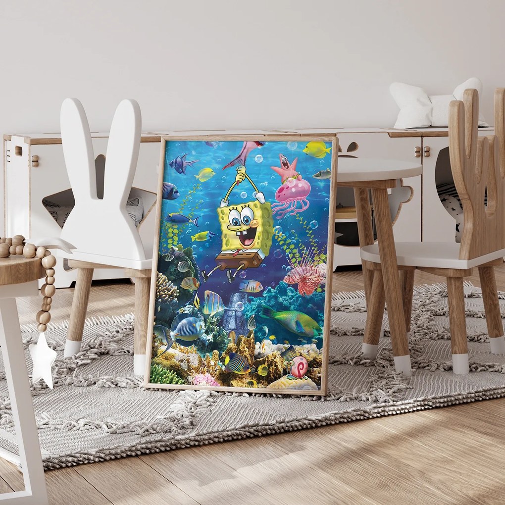 Oboustranný plakát Sponge Bob | 30 x 42 cm | DP351505