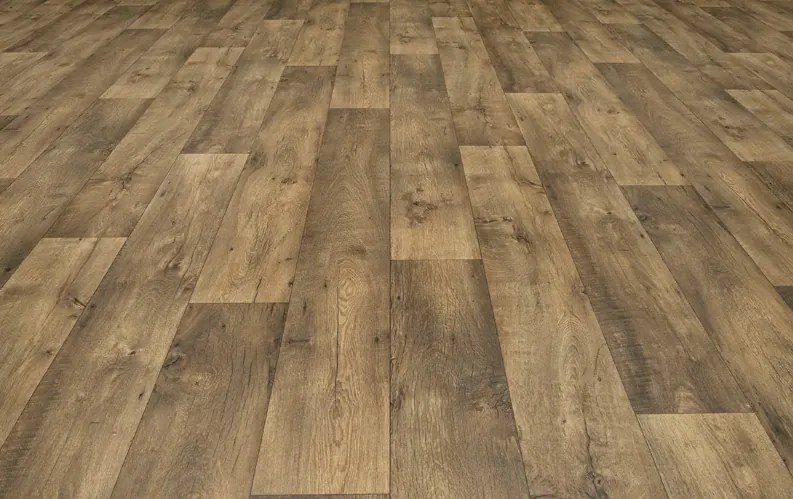BEAUFLOR PVC podlaha - lino Toptex Valley Oak 639M - teplé hnědé dřevo ŠÍŘKA: 4 m, POUŽITÍ: Zátěžové, Bytové