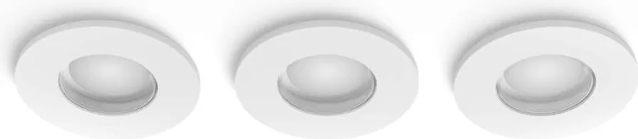 Philips Hue Xamento - Chytré zápustné LED svítidlo, bílá, 3 ks 929004611301