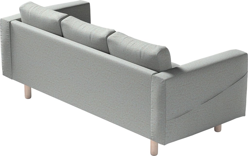 Potah na pohovku IKEA Norsborg 3-místná barva modrá látka pletený vzor