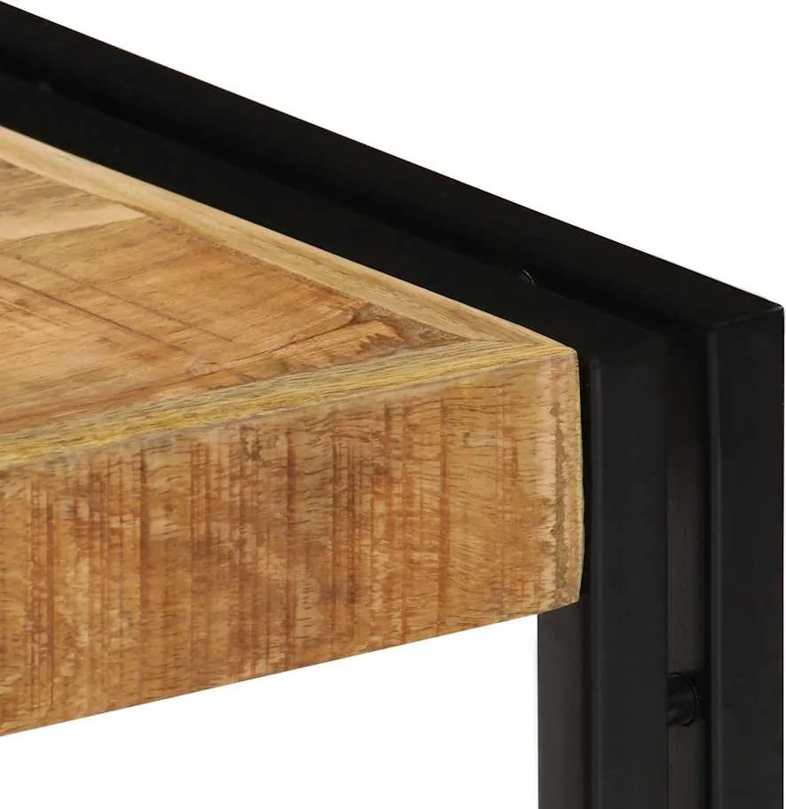 TV stolek 90 x 30 x 40 cm masivní mangovníkové dřevo 247808