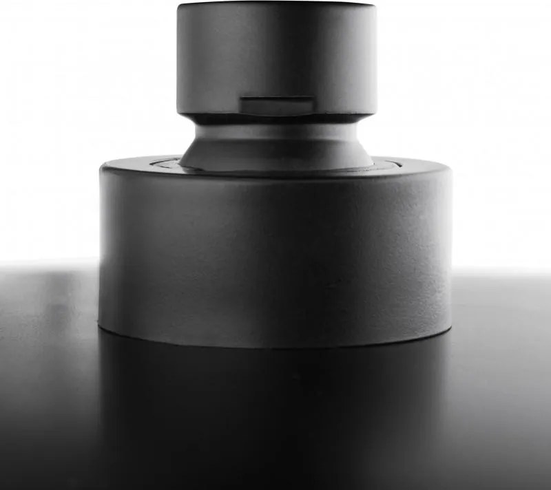 Erga Erga, SLIM sprchová hlavice o průměru 25cm, černá matná, ERG-YKA-BP.BRG25-BLK