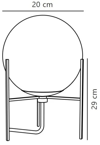 Nordlux - Stolní lampa ALTON 1xE14/15W/230V zlatá