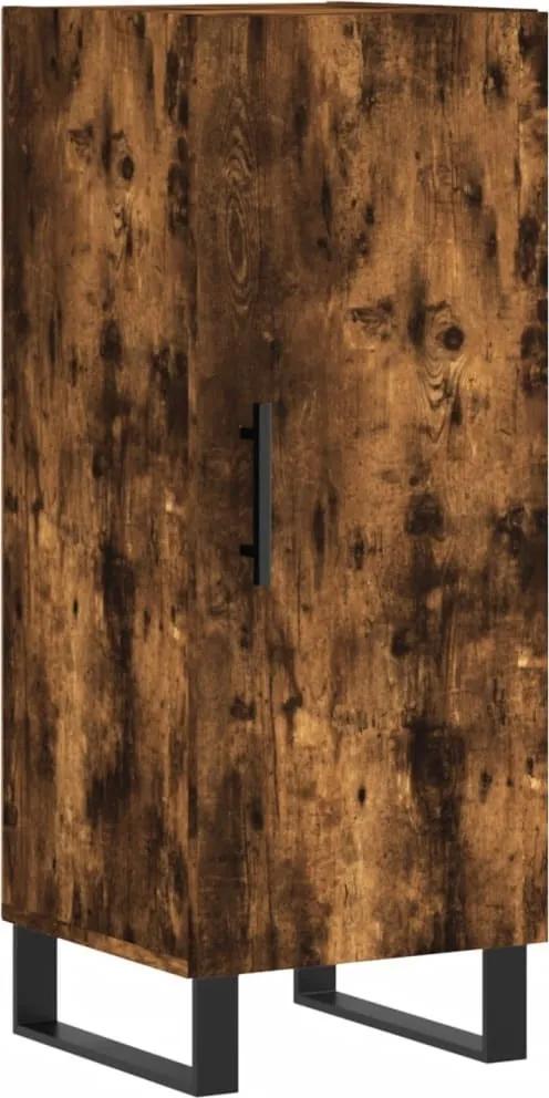 vidaXL Skříň highboard 34,5 x 34 x 180 cm kompozitní dřevo [3189666] Barva: šedá sonoma