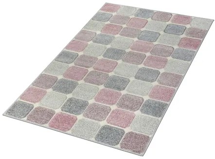 Koberce Breno Kusový koberec PORTLAND 172/RT4P, Růžová, Vícebarevné, 160 x 235 cm