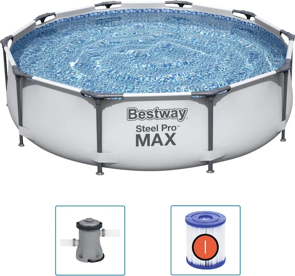 Bestway Bazén Steel Pro MAX s příslušenstvím 305 x 76 cm