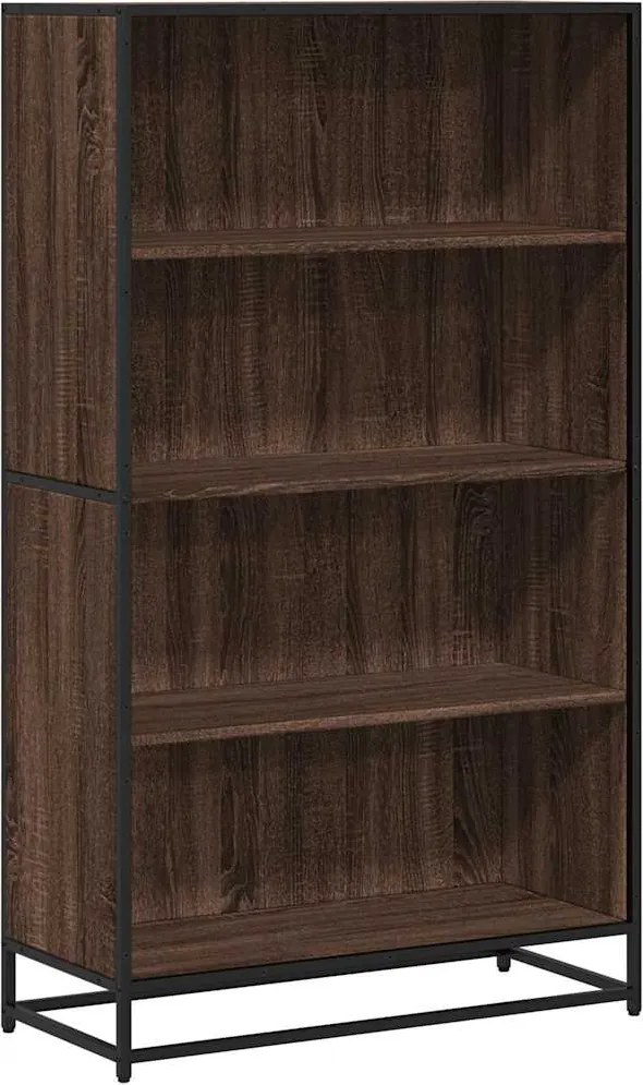 Knihovna hnědý dub 80,5 x 35 x 139 cm kompozitní dřevo 3300849