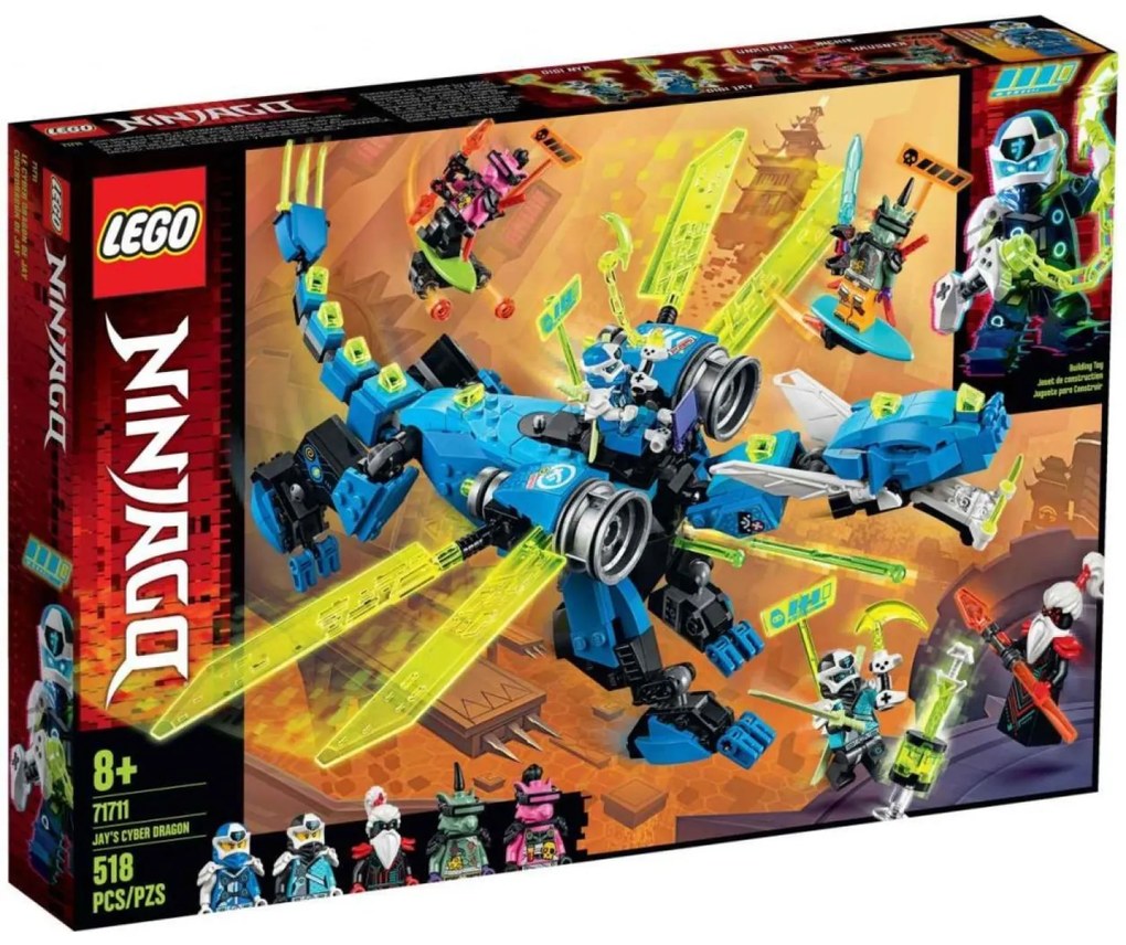 Lego stavebnice lego ninjago 71711 jayův kyberdrak