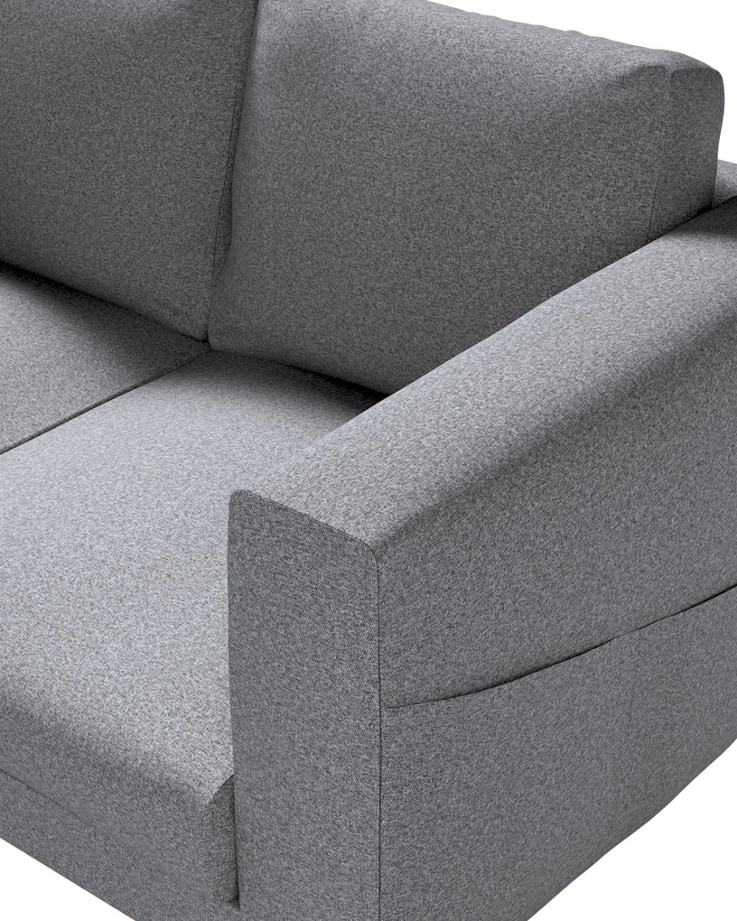 Potah na pohovku IKEA Norsborg 2-místná barva šedá látka pletený vzor