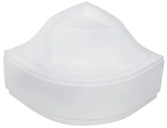 Besco Čtvrtkruhová akrylátová sprchová vanička OLIVER II HR 80x80 (90x90) Barva: Bílá, Rozměry (cm): 90x90
