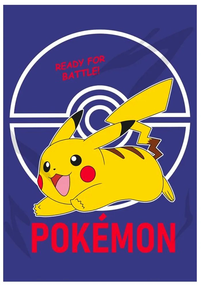 Dětská deka fleece POKEMON 100x140cm
