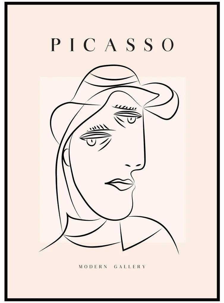 Pablo Picasso - Portrét ženy 40 x 50 cm