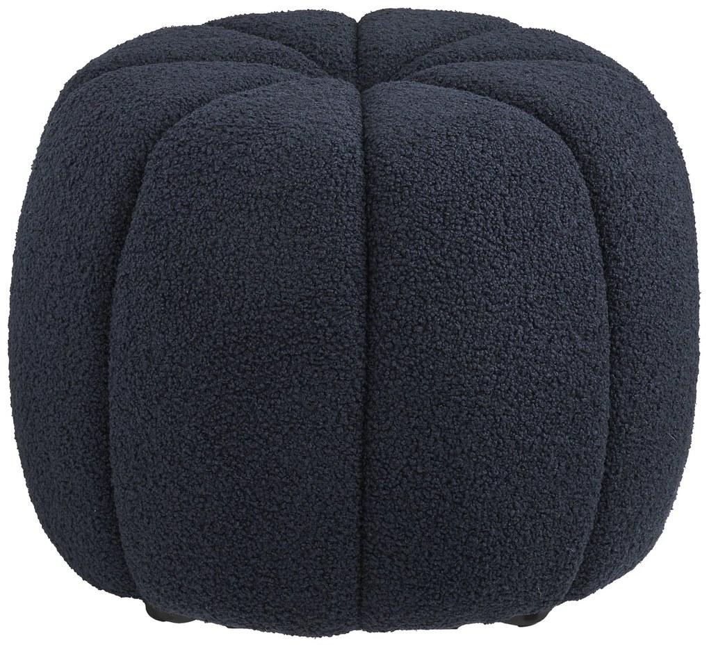 House Nordic Puf PAISLEY tmavě modrý