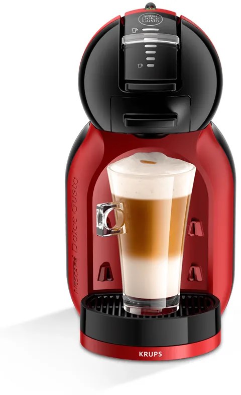 Kapslový kávovar KRUPS Nescafé Dolce Gusto Mini Me KP123H10 Třešňově červený/Černý