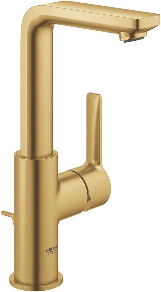 Grohe Lineare New - Umyvadlová baterie s výpustí, kartáčovaný Cool Sunrise 23296GN1