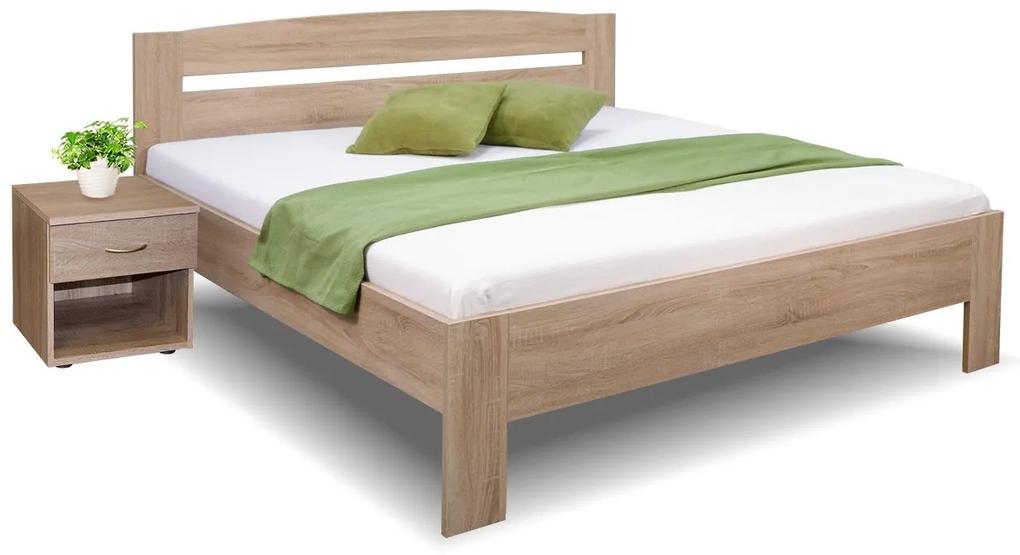 Zvýšená postel jednolůžko Maria 140x210