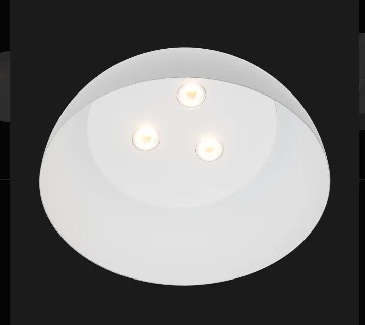 Doxis Dome 900 textured Závěsné led designové svítidlo Barva: Bílá/zlatá matná, Chromatičnost: 2700K Push dim