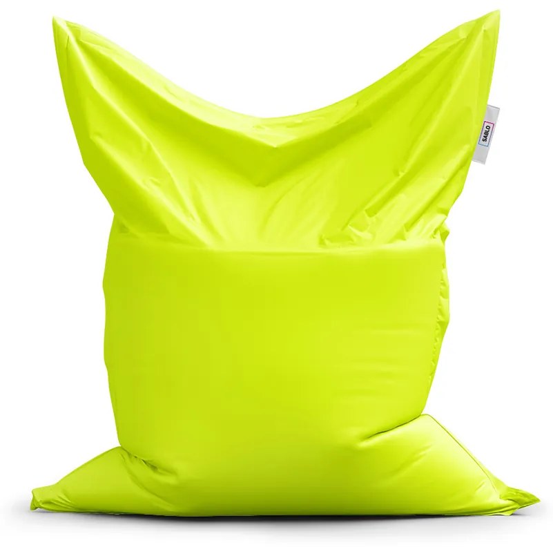 Sedací vak SABLIO - Neonová žlutá 150x100 cm